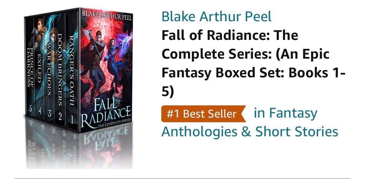 The Fall of Radiance is an Amazon #1 Bestseller! – Blake Arthur Peel